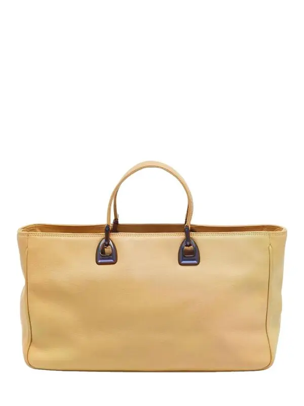 LANCEL East-west Leather Tote Bag - Neutrals