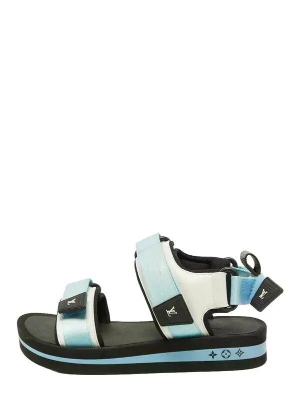 LOUIS VUITTON Arcade Touch-strap Flat Sandals - Blue