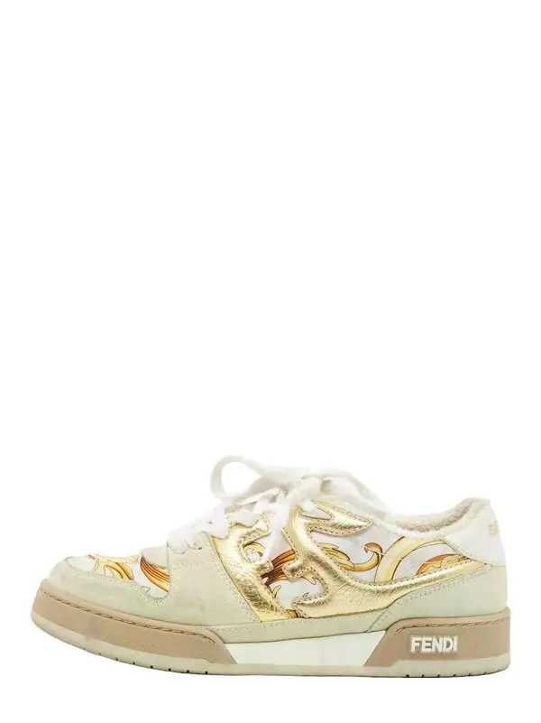 Fendi X Versace Fendace Low-top Sneakers - Neutrals