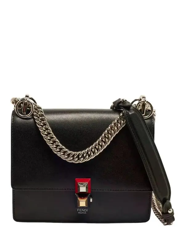 Fendi Kan I Shoulder Bag - Black