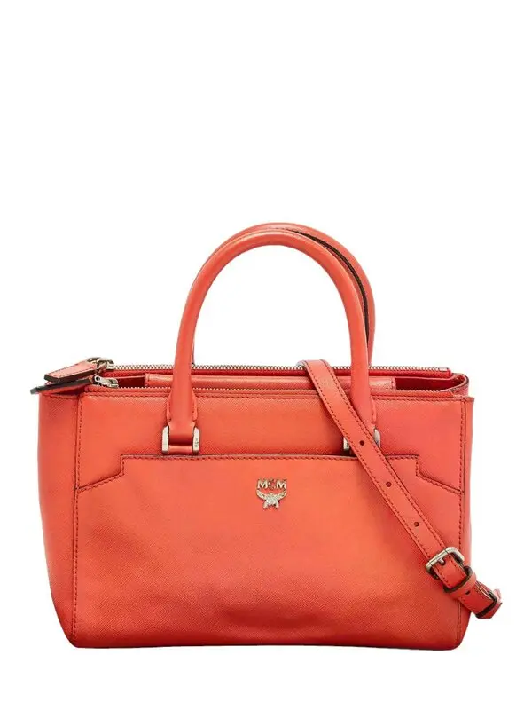 Mcm Elda Tote Bag - Orange