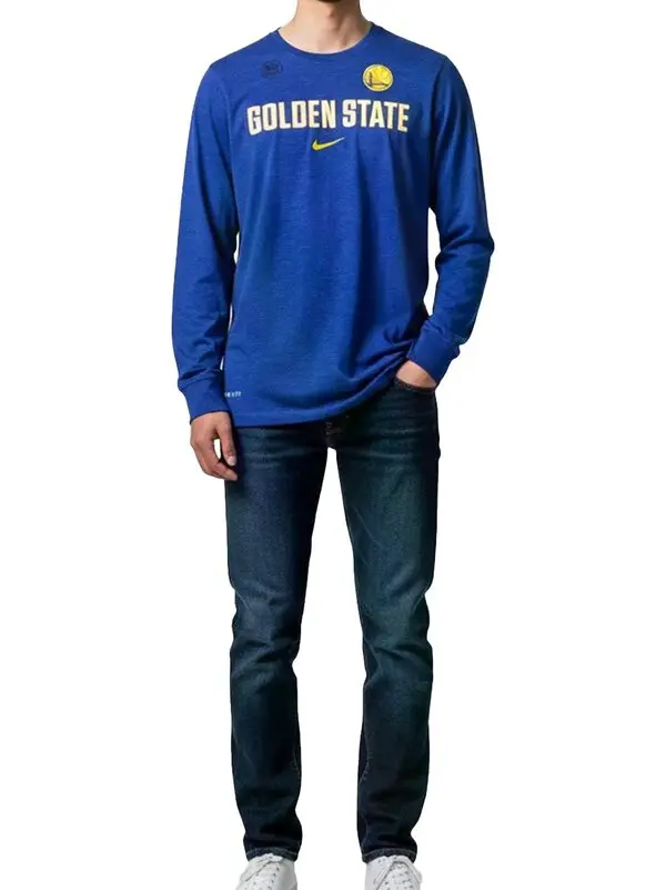 Nike Golden State Warriors Long-sleeve T-shirt - Blue