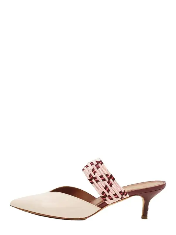 MALONE SOULIERS Maisie Rope Strap Mules - Neutrals