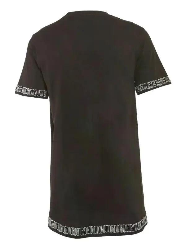 Dior Embroidered Jersey T-shirt - Brown