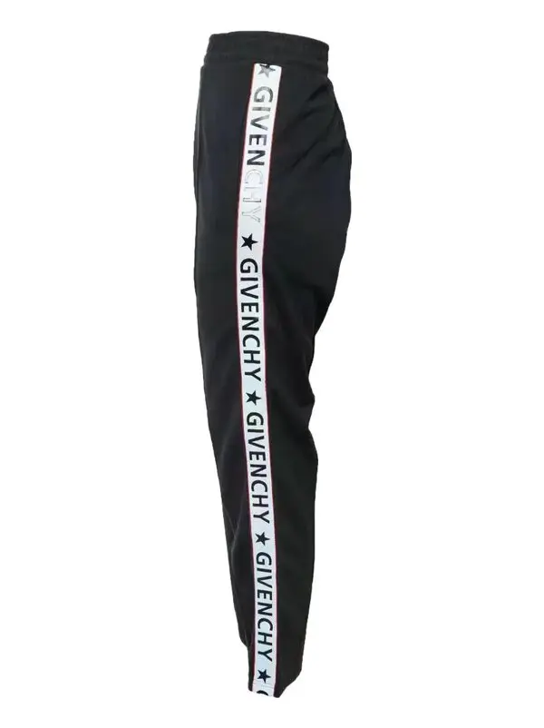 Givenchy Logo Tape Track Pants - Black