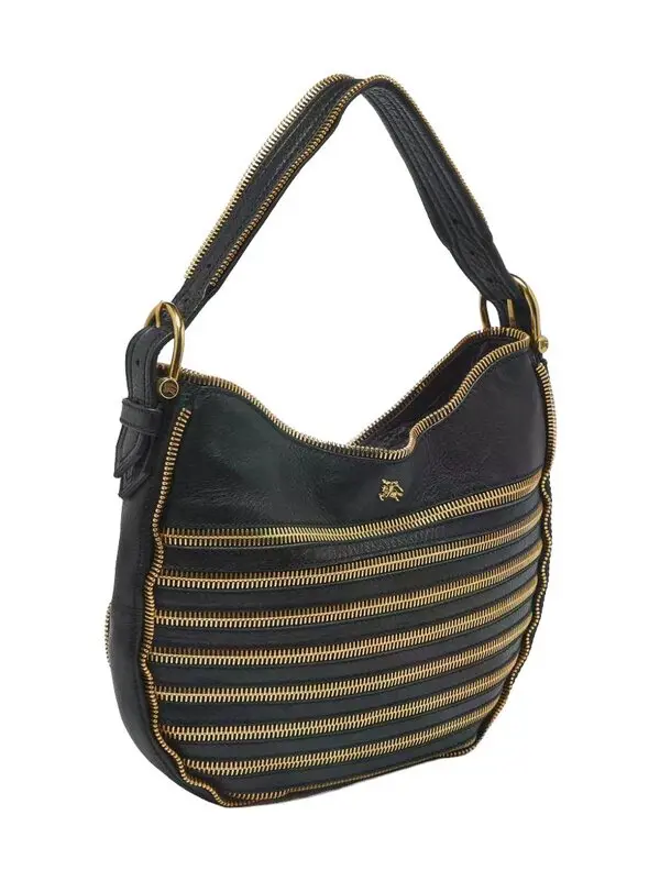 Burberry Malika Zipped Shoulder Bag - Black