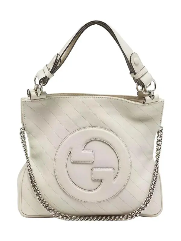 Gucci Blondie Diagonal-quilt Tote Bag - Neutrals