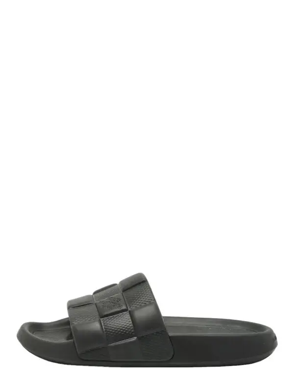 LOUIS VUITTON Damier Waterfront Slides - Black