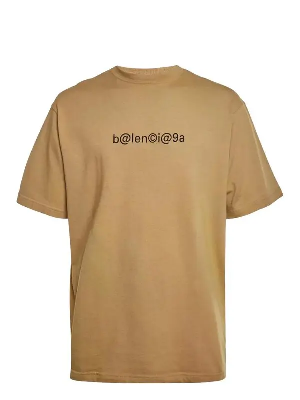 Balenciaga Logo-print T-shirt - Brown