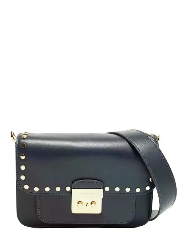 Michael Kors Sloan Studded Shoulder Bag - Blue