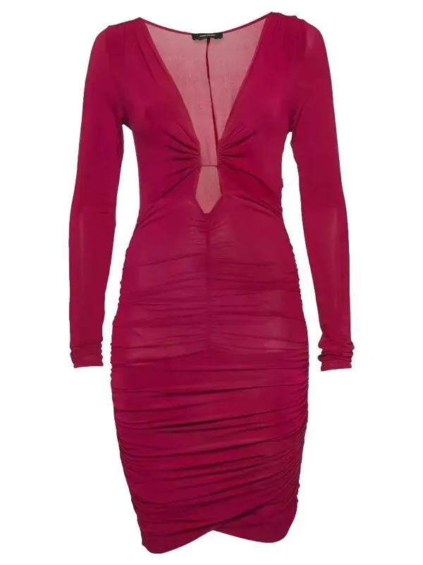 Isabel Marant Étoile Jordana Ruched Dress - Red
