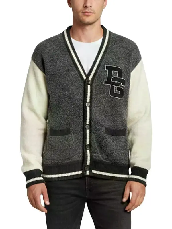 Dolce & Gabbana Logo Detail Cardigan - Grey