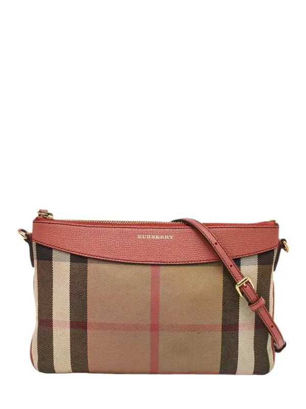 Burberry Nova Check Crossbody Bag - Brown