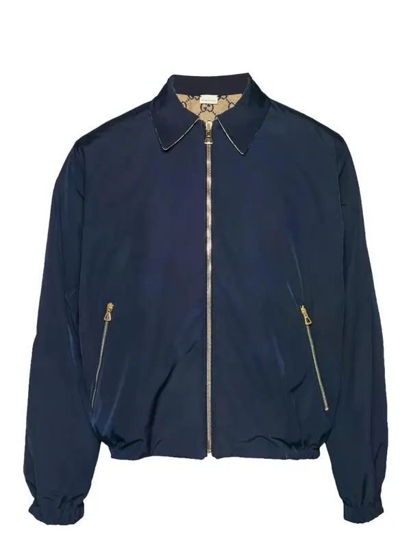 Gucci Reversible Gg Canvas Jacket - Blue