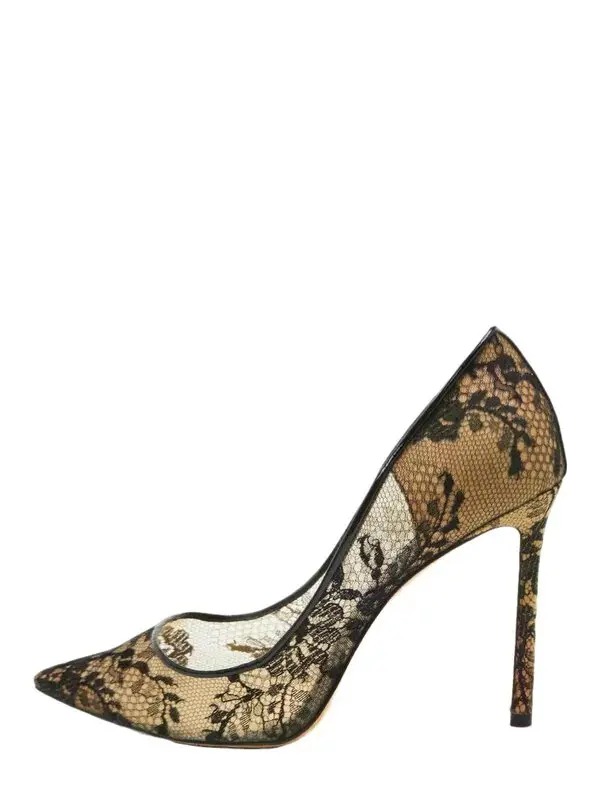 JIMMY CHOO Romy Pointed-toe Heeled Pumps - Black