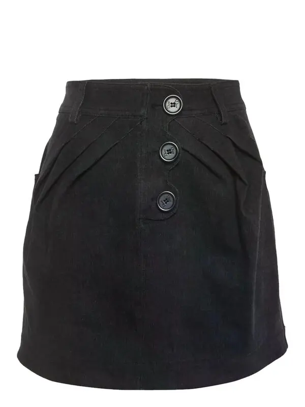 Dior Pleated Mini Skirt - Grey