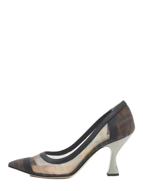 Fendi Colibri Net Pumps - Black