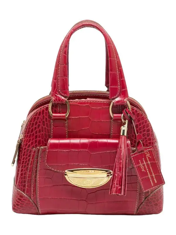LANCEL Adjani Satchel Bag - Red