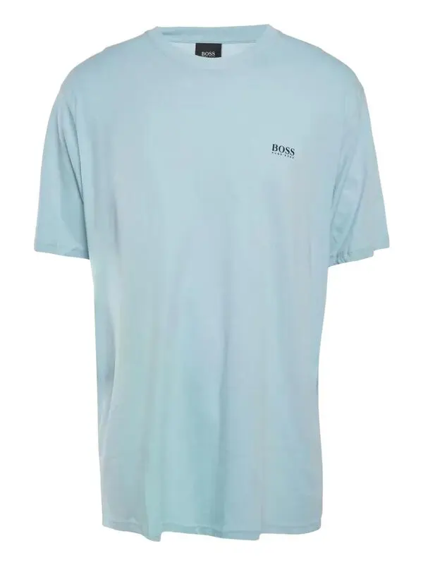 BOSS Logo-print T-shirt - Blue