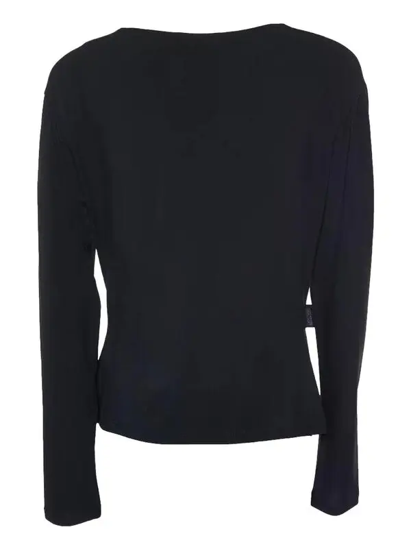 Moschino Draped Button-front Cardigan - Black