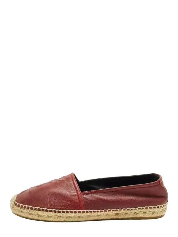 Gucci Embossed Logo Espadrilles - Red