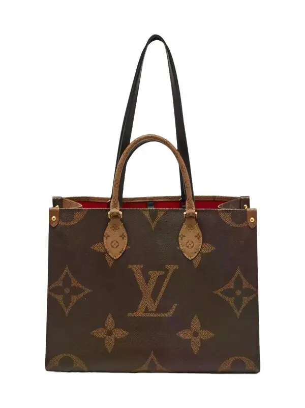 LOUIS VUITTON Onthego Reverse Giant Monogram Tote Bag - Brown