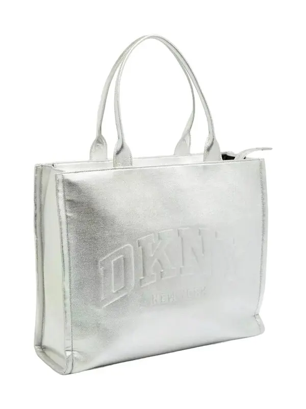Dkny Large Hadlee Tote Bag - Silver