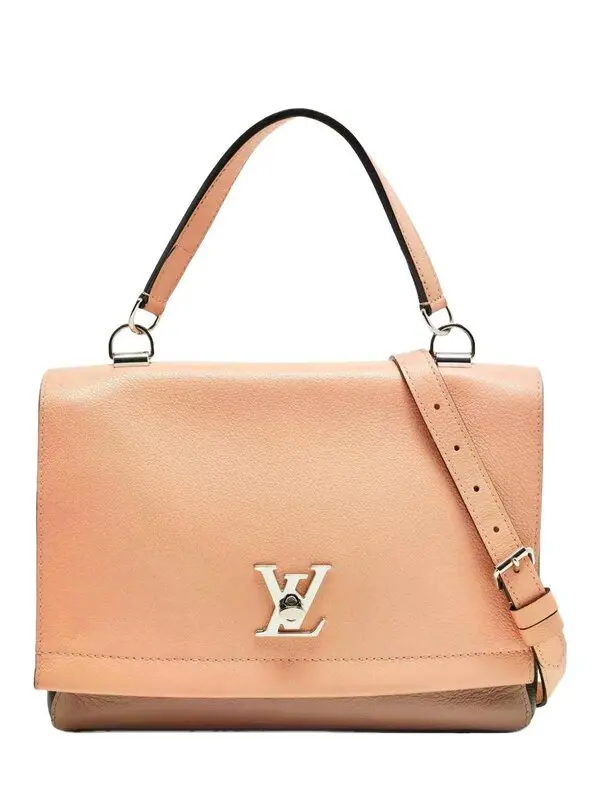 LOUIS VUITTON Lockme Ii Leather Tote Bag - Pink