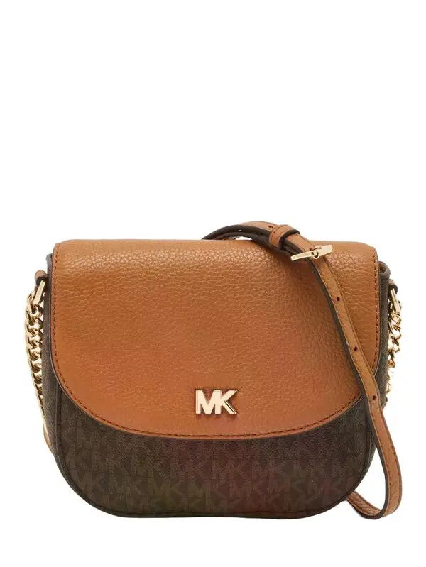 Michael Kors Mott Dome Cross Body Bag - Brown