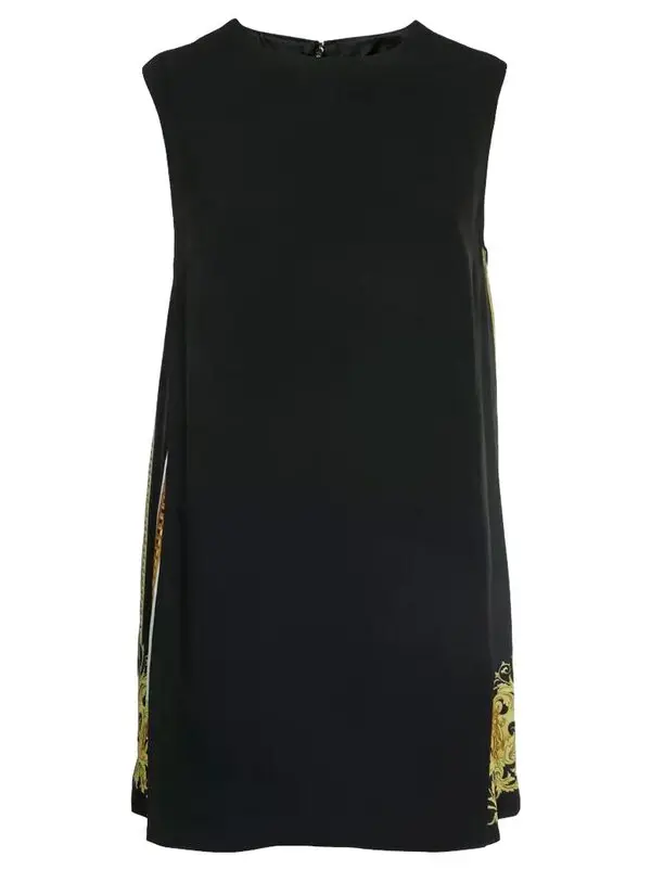 Versace Sleeveless Zip-fastening Mini Dress - Black