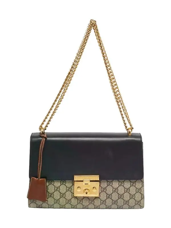 Gucci Padlock Shoulder Bag - Neutrals