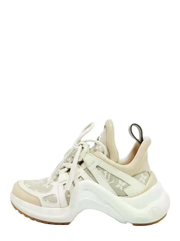 LOUIS VUITTON Archlight Monogram Canvas Sneakers - Neutrals