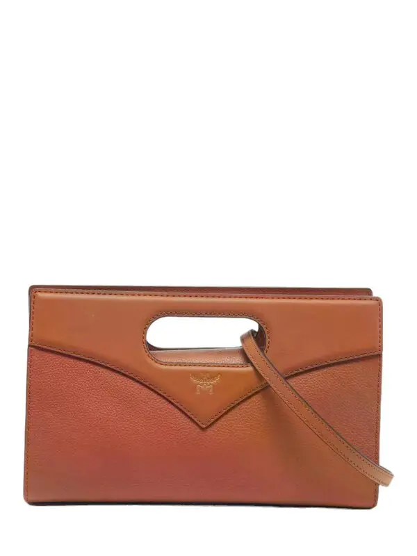 Mcm Diamond Clutch Bag - Brown