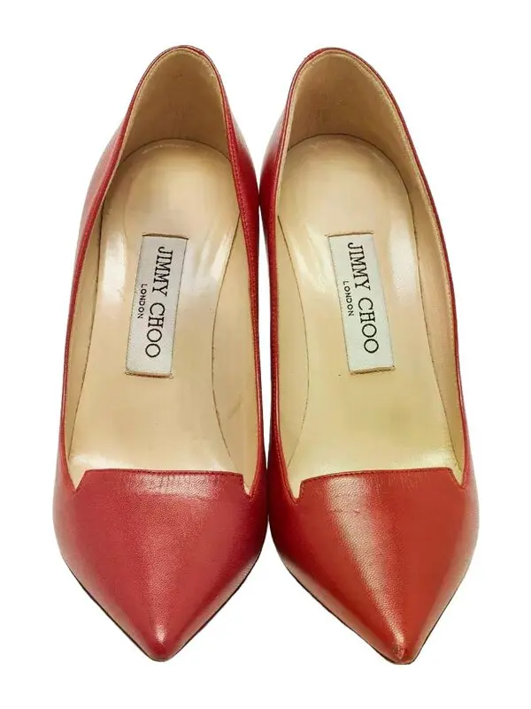 JIMMY CHOO Avril Pointed-toe Pumps - Red