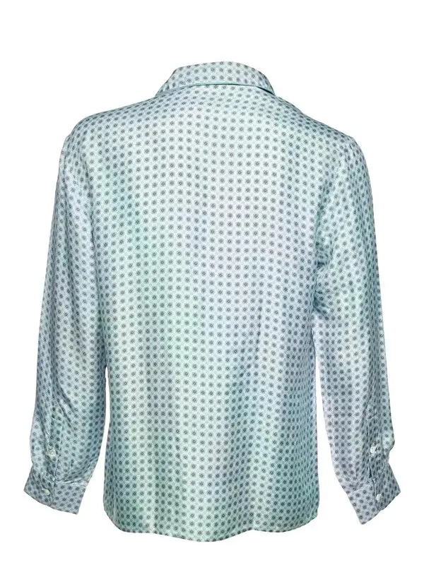 Dolce & Gabbana Floral-print Pajamas Shirt - Blue