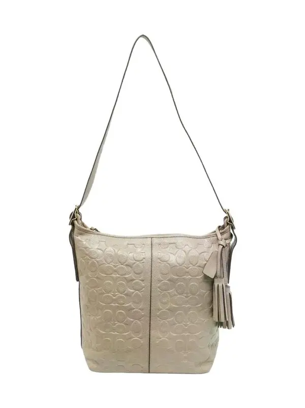COACH Legacy Tassel Shoulder Bag - Neutrals