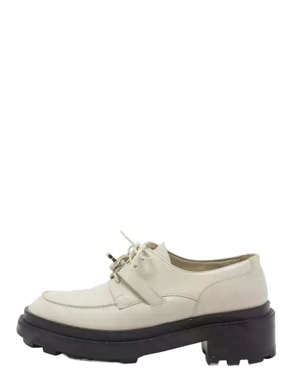 Hermès First Derby Kelly Buckle Loafers - Neutrals