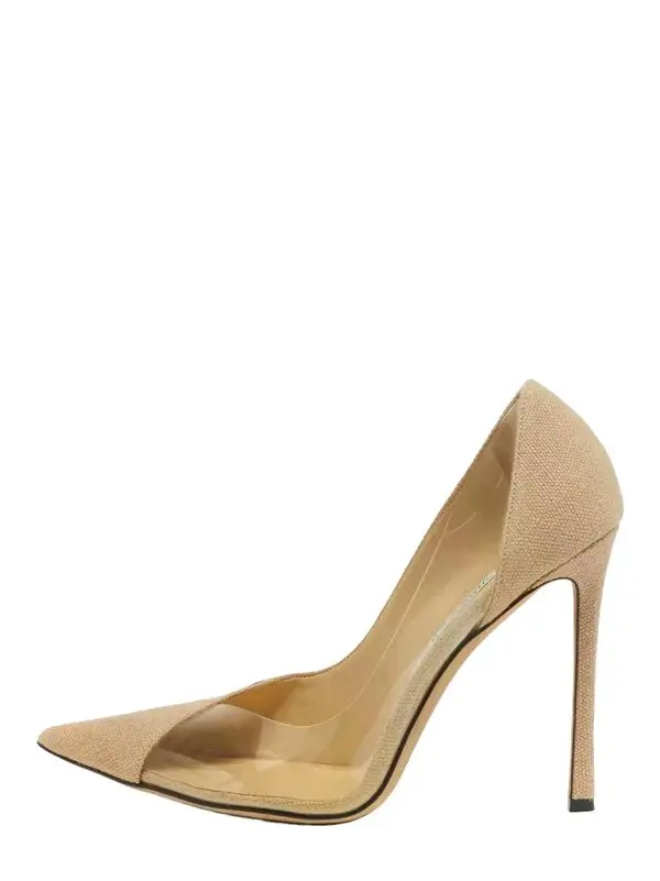 JIMMY CHOO Cass Heeled Pumps - Neutrals
