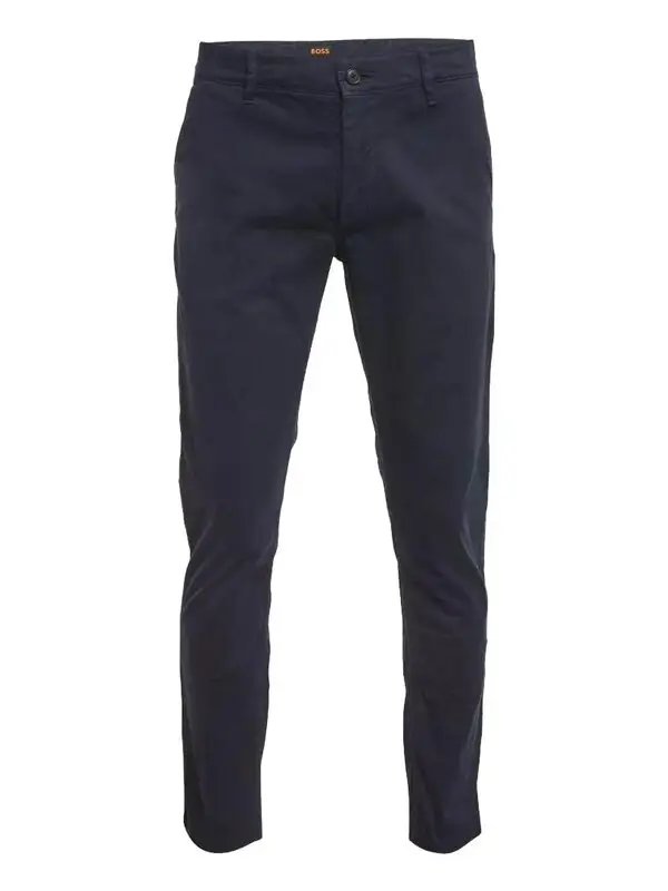 BOSS Chino Slim Trousers - Blue
