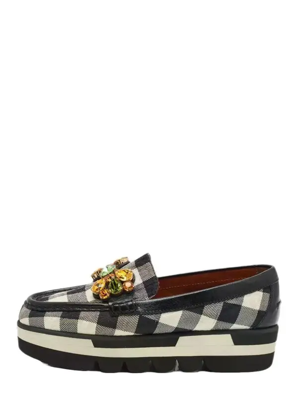 Dolce & Gabbana Embellished Platform Loafers - Black
