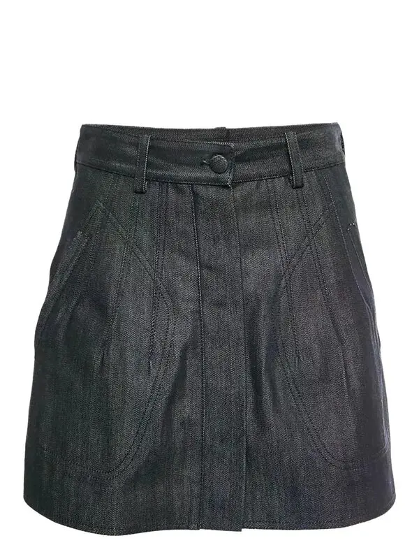 Balenciaga Denim Mini Skirt - Blue