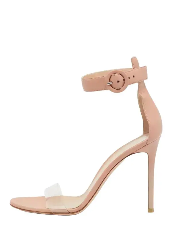 GIANVITO ROSSI Stella Ankle Strap Sandals - Pink