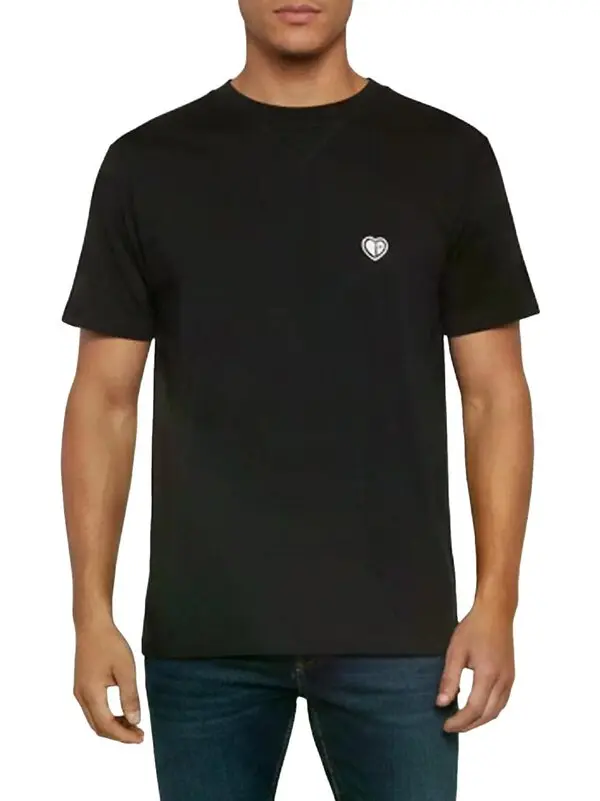 Dior Heart-patch T-shirt - Black
