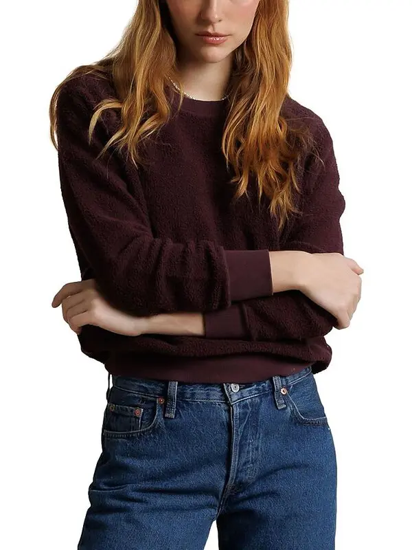 PERFECTWHITETEE Ziggy Sweatshirt - Cherry Lacquer