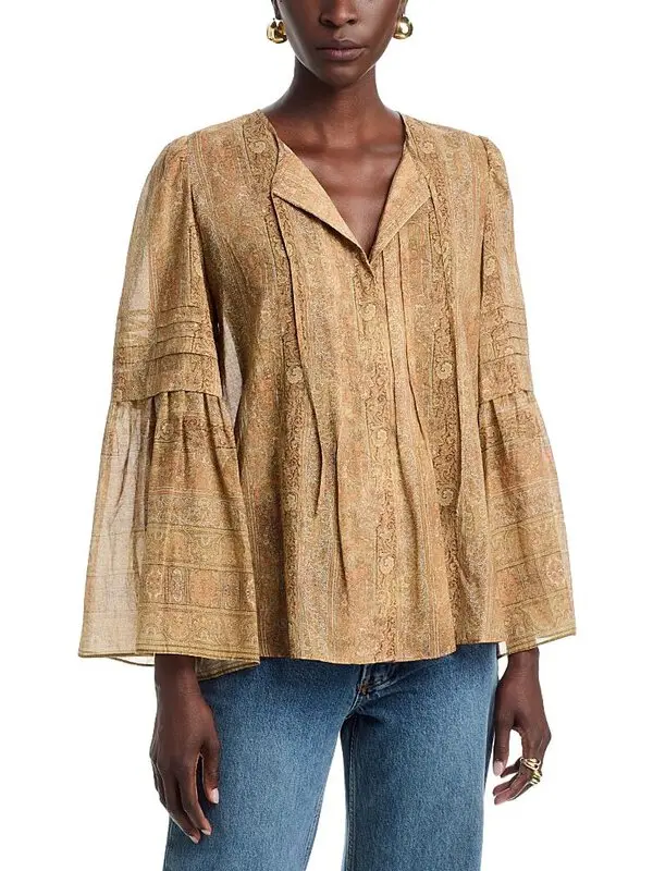 Kobi Halperin Joey Blouse - Ecru Multi