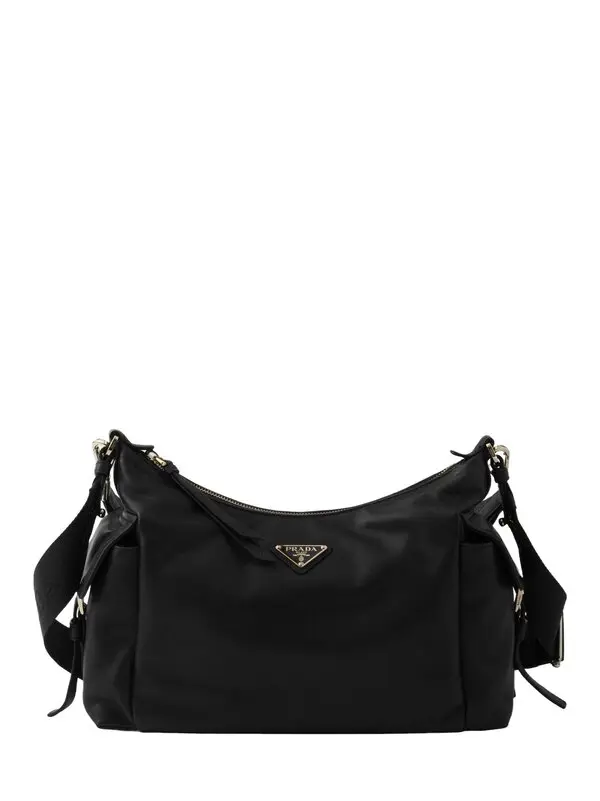 Prada Large Explore Nappa Leather Bag - Black