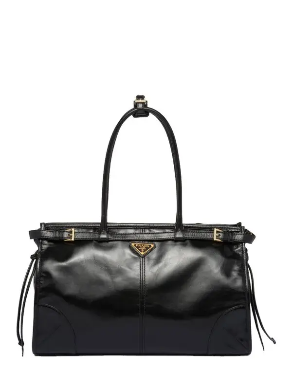 Prada Leather Handbag - Black