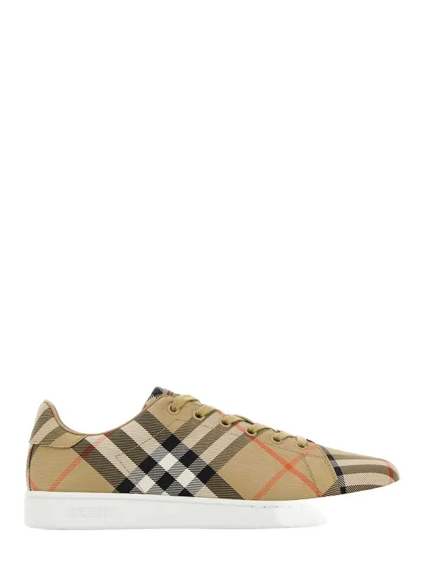 Burberry Embroidered Canvas Set Sneakers - Multicolor
