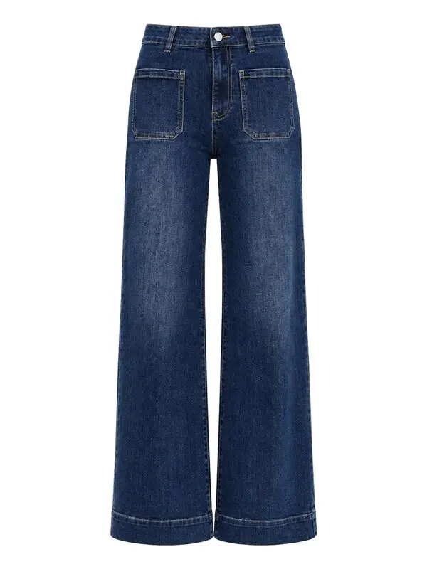 MIND TRAVELER Claudia Navy Jeans - Blue