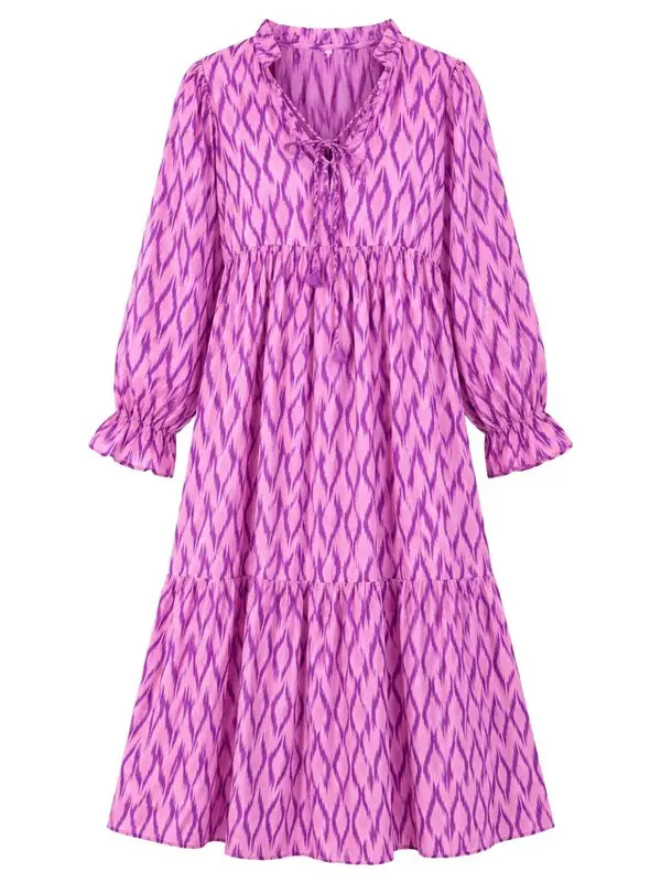 Mind Traveler Allegra Diamond Dress - Purple